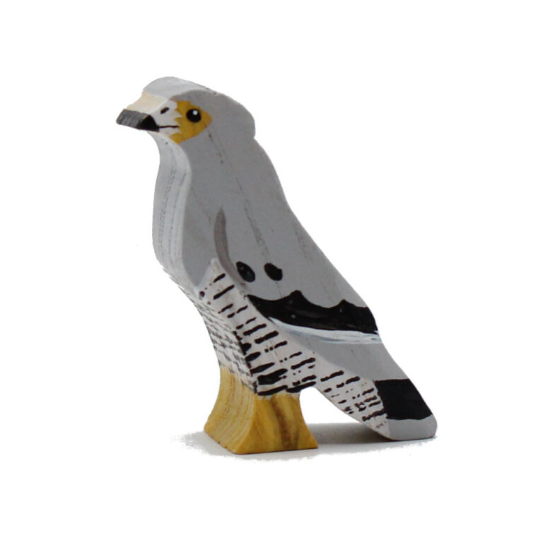 African Harrier Hawk Wooden Figure - Good Shepherd Toys