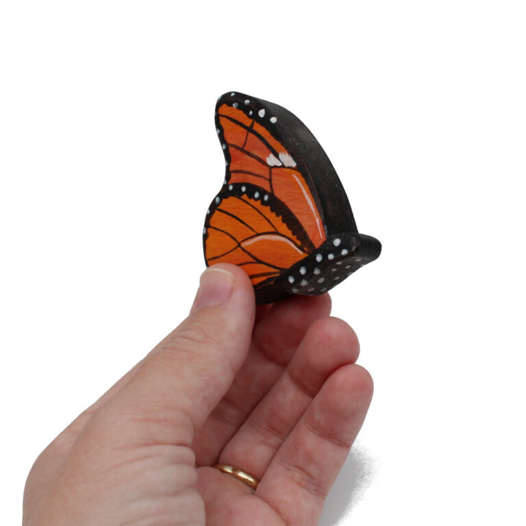Monarch Butterfly Wooden Figure - Good Shepherd Toys