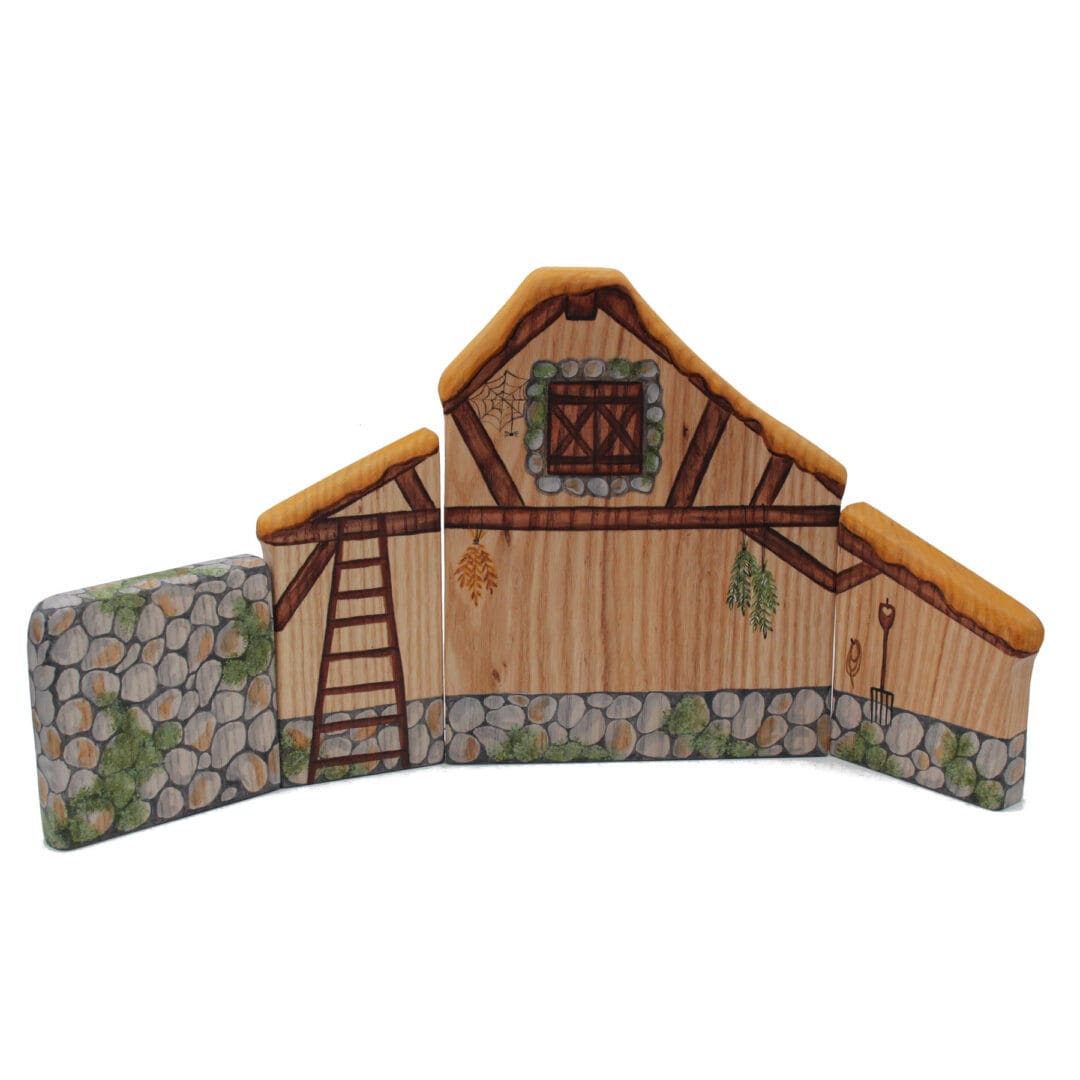 Nativity Set Stable 2024 Edition / 4 Wooden Figures - Good Shepherd Toys